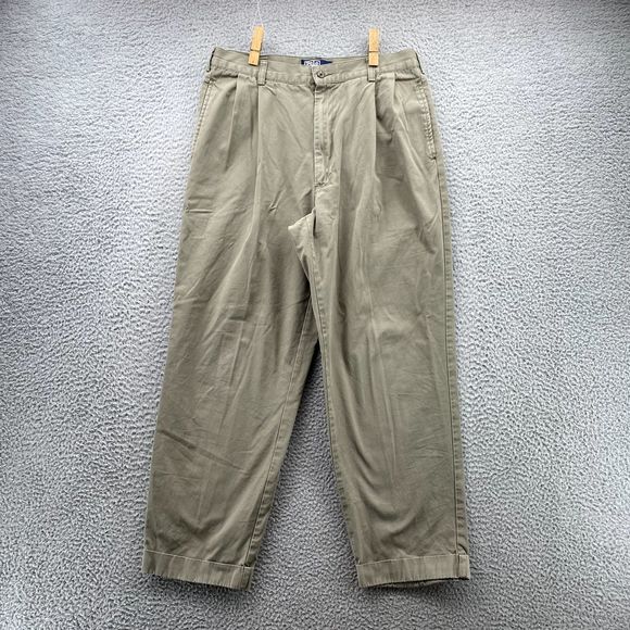 Polo Ralph Lauren | Pants | Vintage Polo Ralph Lauren Pants Adult Sz 34 X 3 Green Classic Chino ...